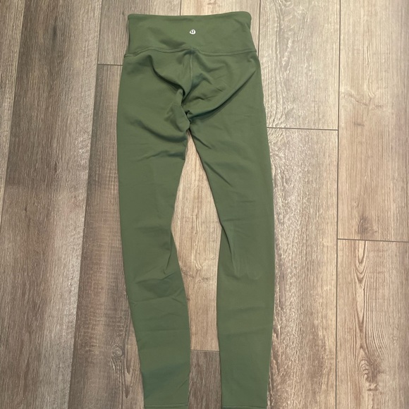 lululemon athletica | Pants & Jumpsuits | Green Lululemon Leggings ...